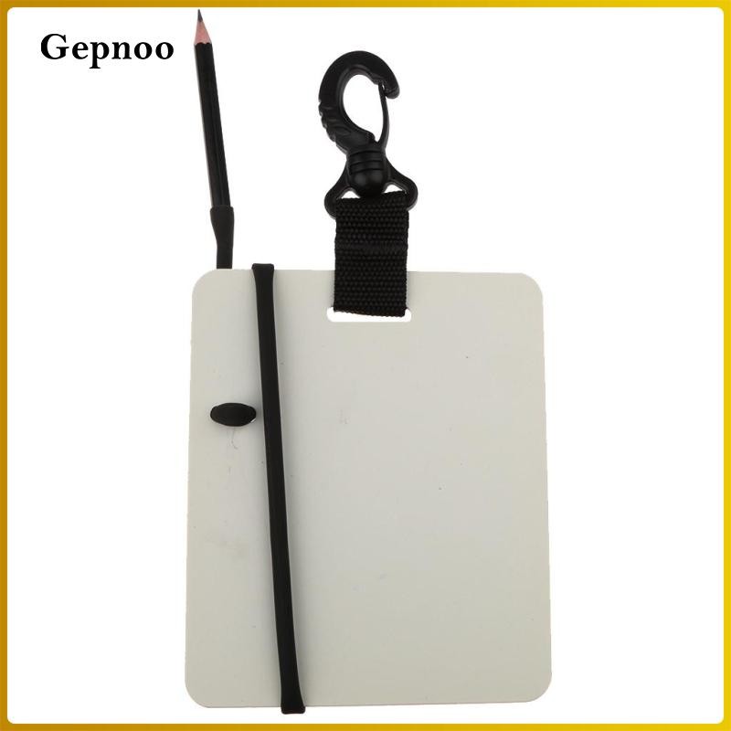 Gepnoo Scuba Dive Diving Underwater Writing Slate Gear Board with ...