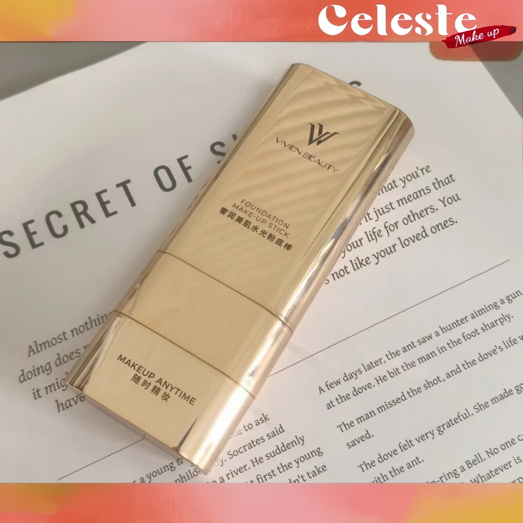 VIVIEN BEAUTY Foundation Stick Foundation Double End Concealer Brighten ...