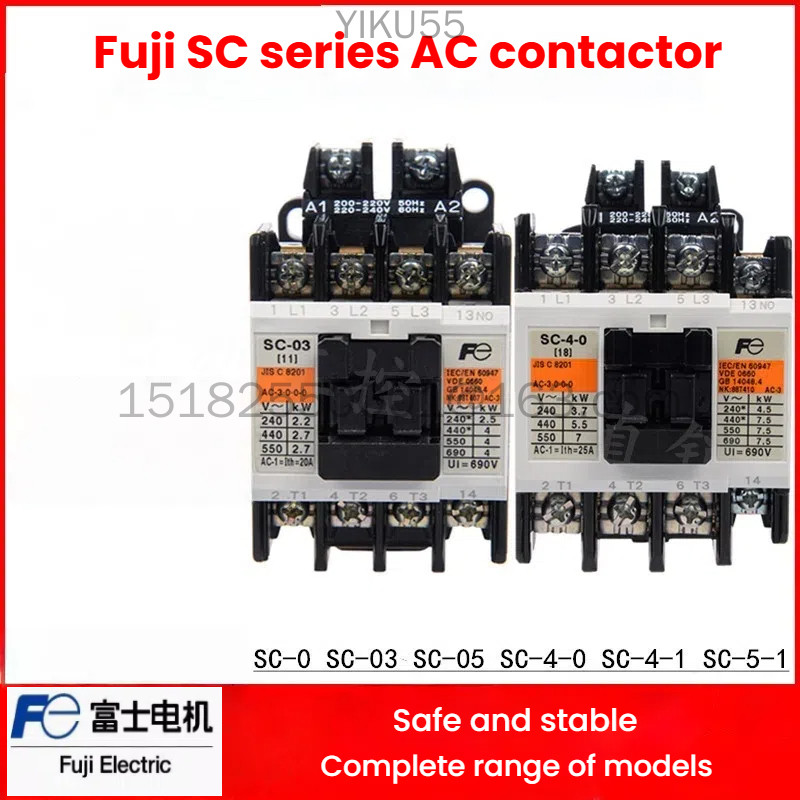 Fuji AC contactor SC-0 SC-03 SC-05 SC-4-1 SC-5-1 110V220 | Shopee Malaysia