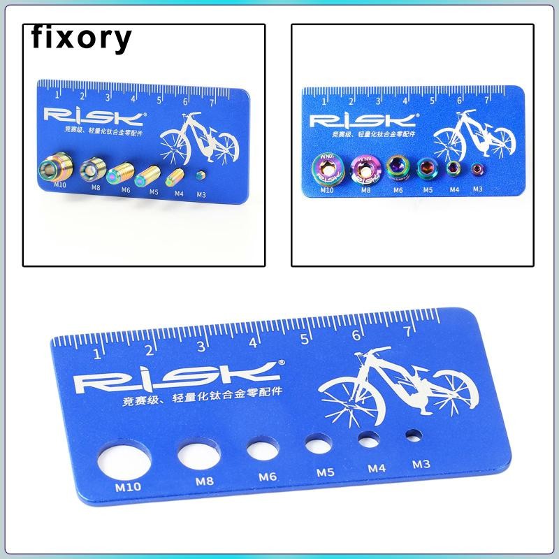 fixory Nut Bolt Screw Measuring Gauge Length Supplies Aluminum Alloy ...