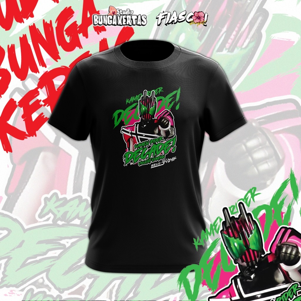 Baju Kamen Rider Decdee Tshirt Microfiber Jersey Limited Edition ...