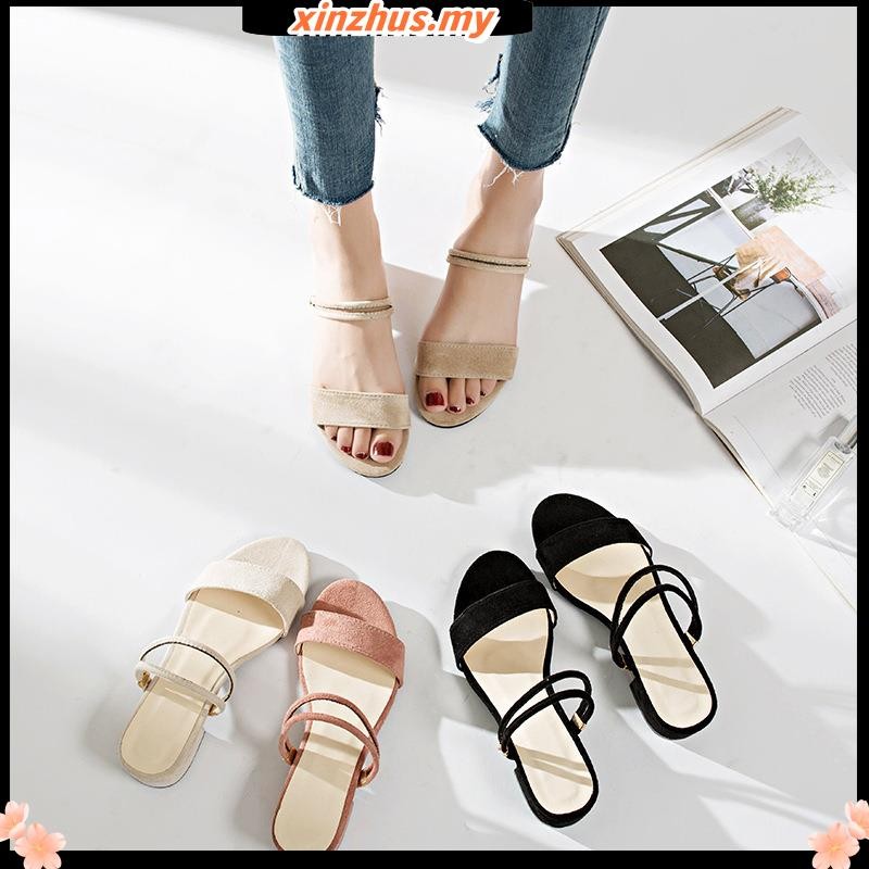 HEUS Larte 4cm Heels (2 Way Straps) (Ready Stock) | Shopee Malaysia
