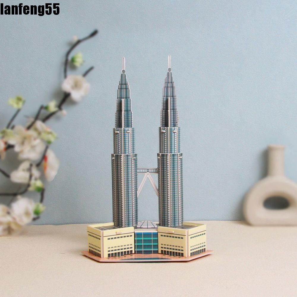 LANFENG Mini Cardboard Puzzle, House Assembling Model World Famous ...