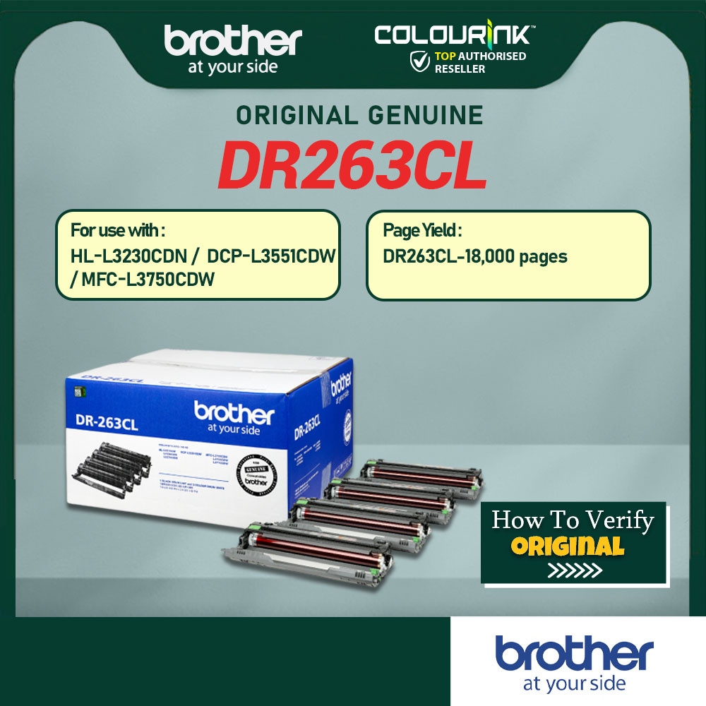 Brother Original Genuine Drum DR-263CL HL-L3230CDN DCP-L3551CDW MFC ...