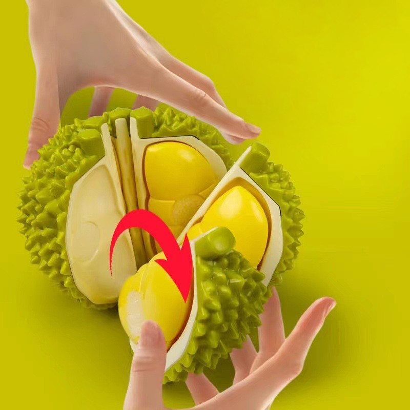 Creative Durian Peeling Toy Realistic Durian Cutting Playset Students ...