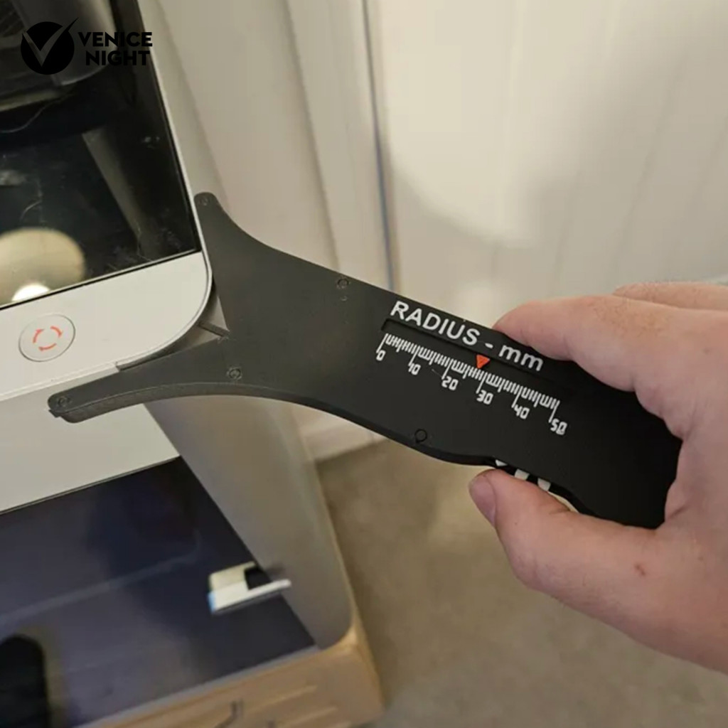 Round Corner Measuring Tool Radius Measurement Tool Portable 3d Printed ...