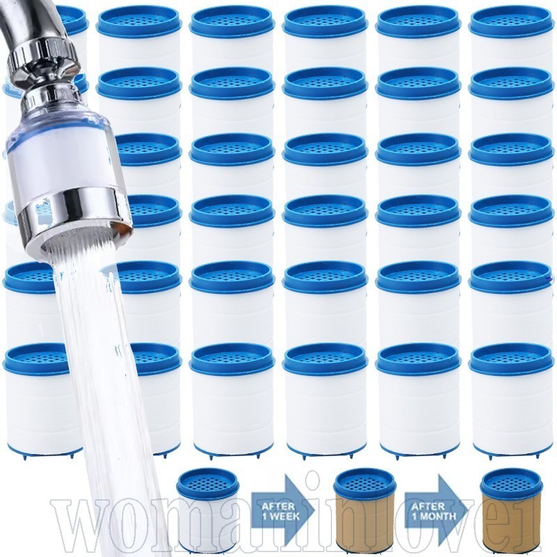 10-40Pcs Faucet Filter Elements - Remove Chlorine, Sediment - for ...