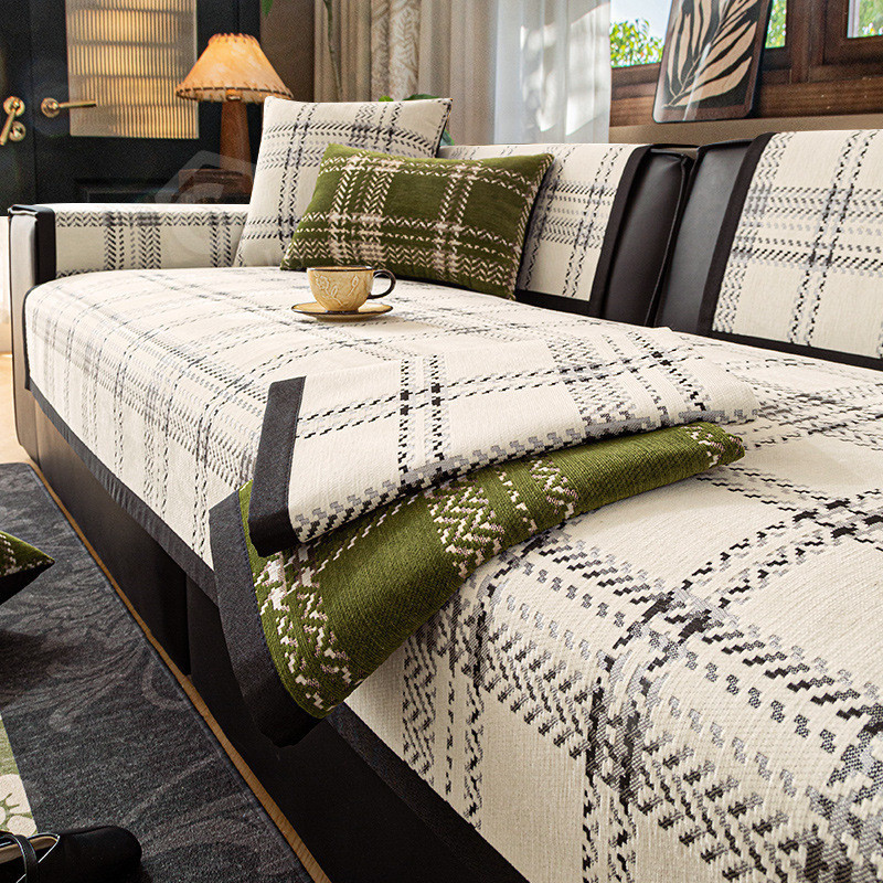 New Retro Cover Sofa Anti-slip Anti-scratch Alas Sofa 3 Seater Wear ...