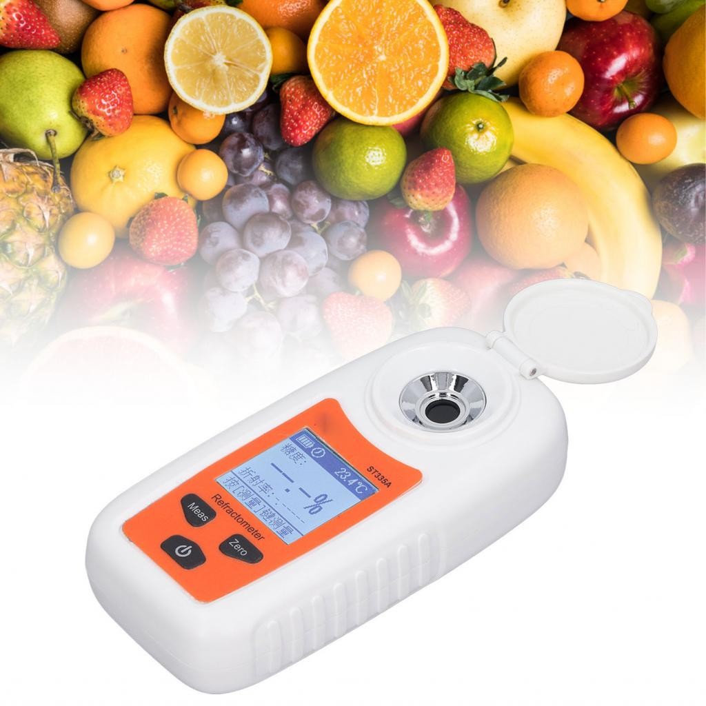 Yohooo ST335A Digital Display Saccharimeter Refractometer Fruit Sugar ...