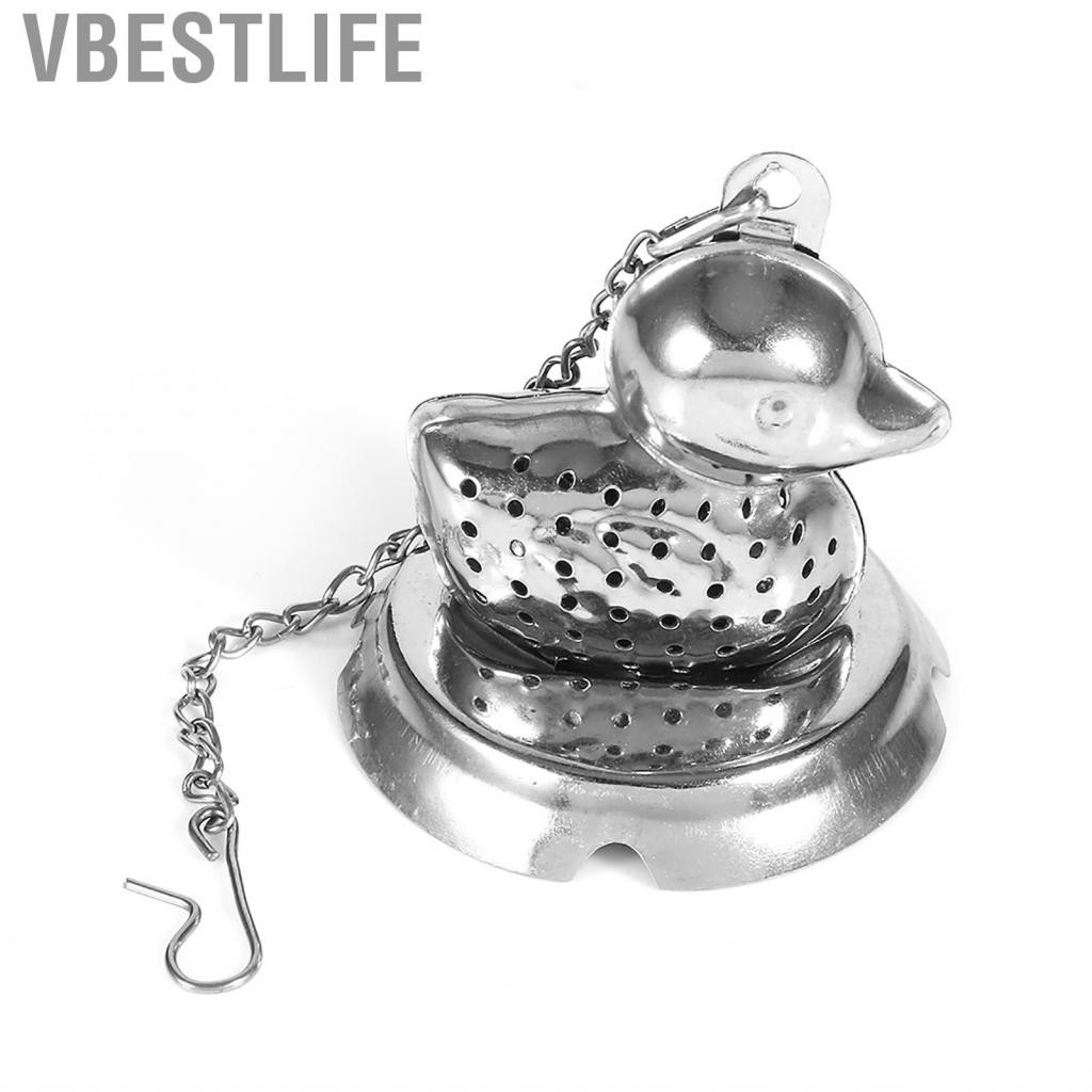 VBESTLIFE Keenso Duck Tea Infuser Stainless Steel Strainer with Chain ...