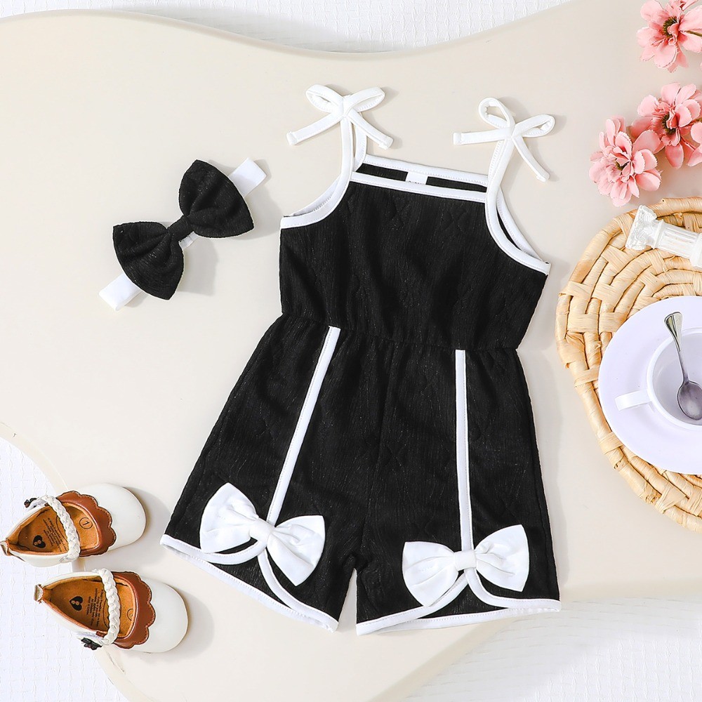 Baju Monyet Bayi Bergaya - Dengan Butiran Ikatan Bentuk Rama-rama Dan ...