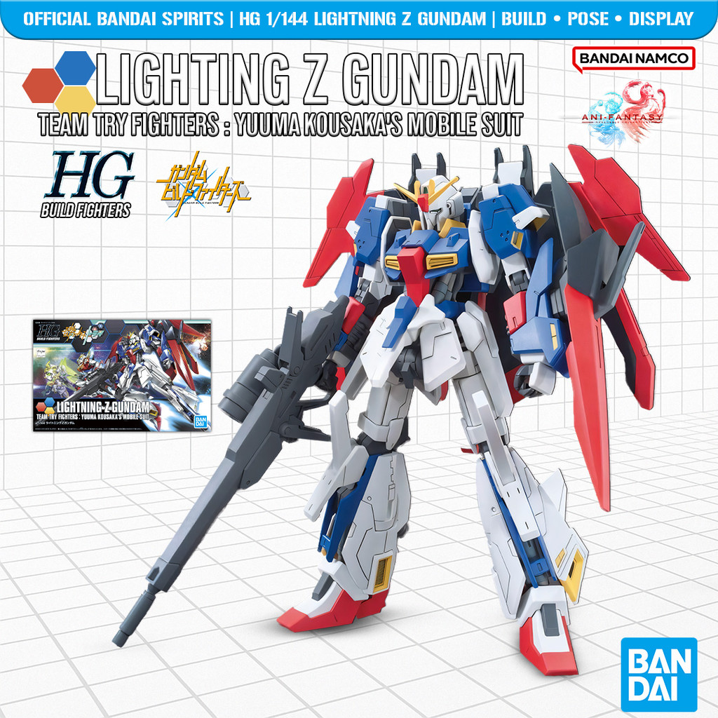 Bandai Spirits, HG 1/144 Lightning Z Gundam - Plastic Assembly Model ...
