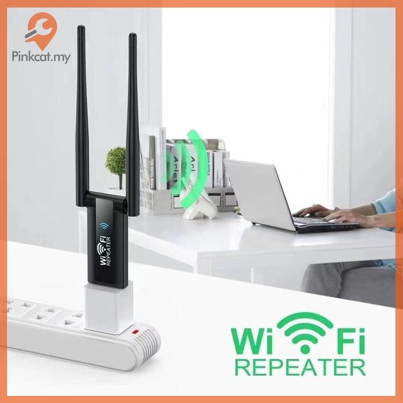 Pinkcat 4200Mbps 2.4G USB Wireless WiFi Repeater Extender Router WiFi ...