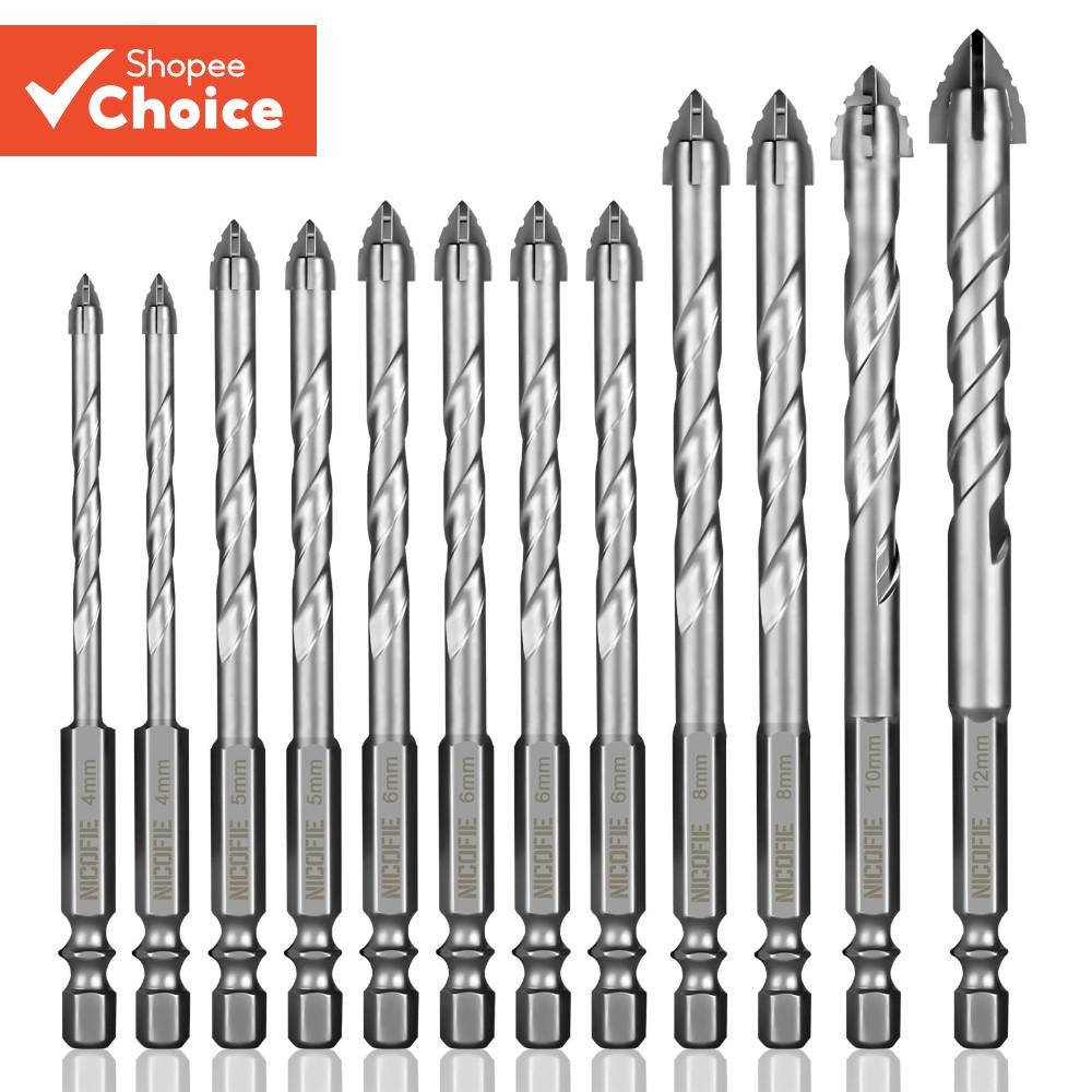 Masonry Drill Bits - Serrated Strong Tipped for Stone, Glass, Marble, Tile | Shopee Malaysia