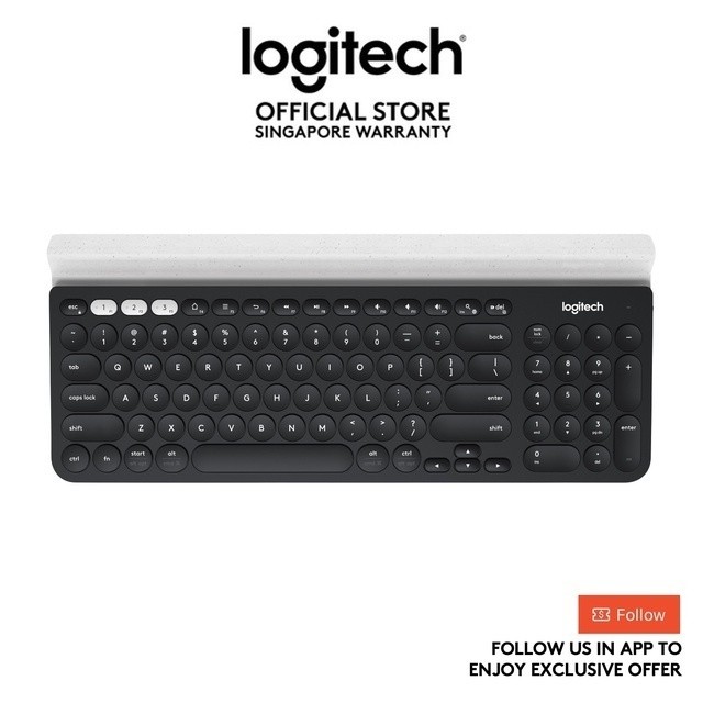 Logitech K780 Multi-Device Wireless Bluetooth Keyboard With Slient ...