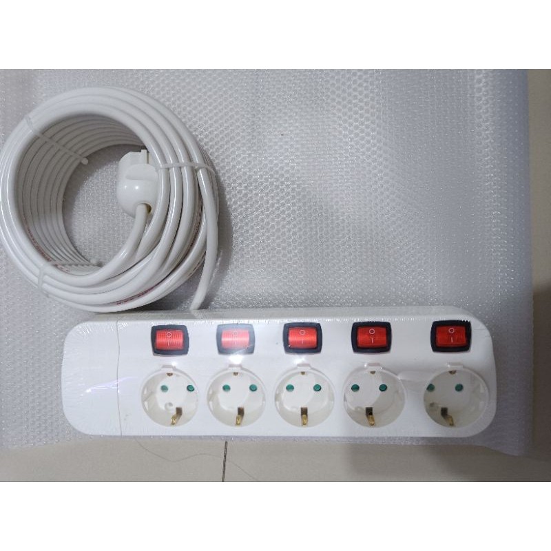 Wire cable socket 2*1,5 packages 3,4,5,6 holes, on/of switch each hole ...