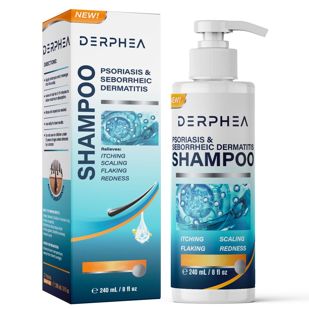 Psoriasis Shampoo: Seborrheic Dermatitis Shampoo, Folliculitis - for ...