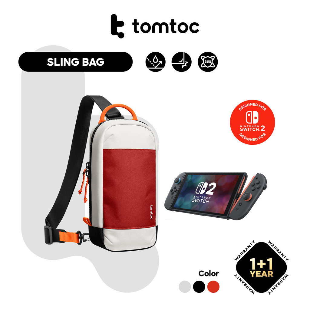 [NEW] tomtoc G49 Gaming Sling Bag for Nintendo Switch 2 Men Shoulder ...