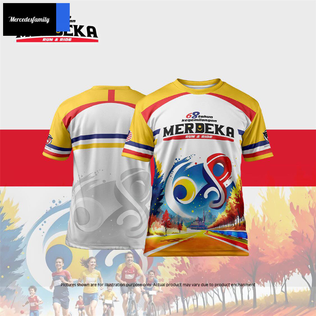 1957 Merdeka Clothes 2025 68Th Malaysia Jersey Merdeka Clothes 68 Years ...