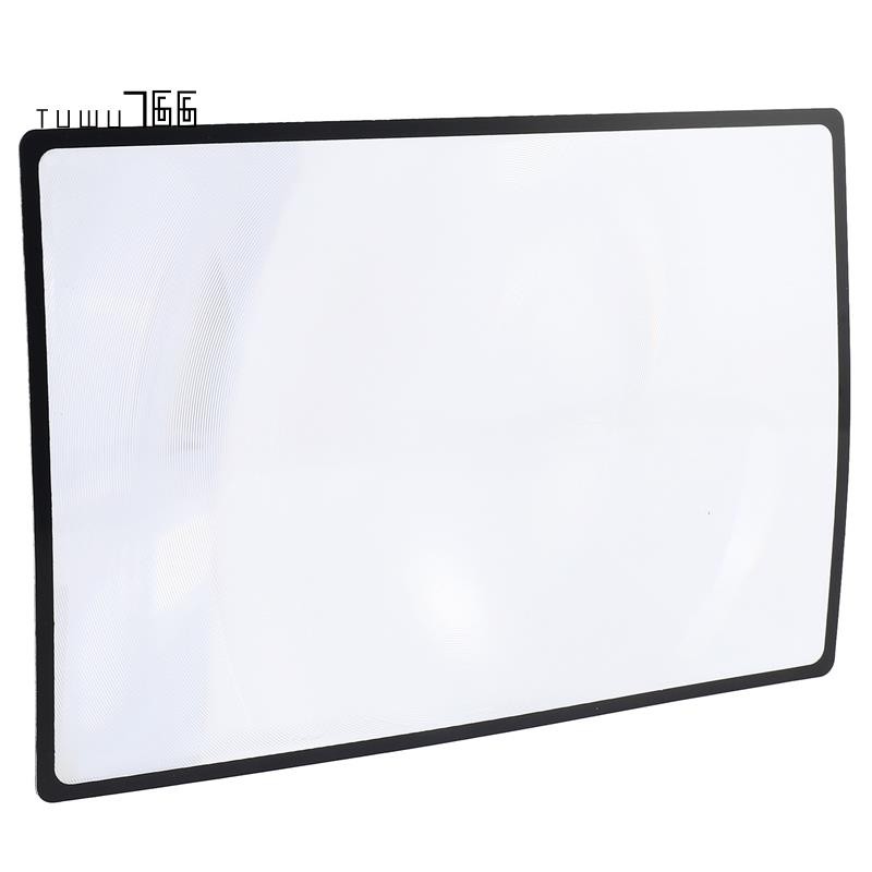 Reading support sheet Magnifier Magnifying glass 3-zoom Black | Shopee ...