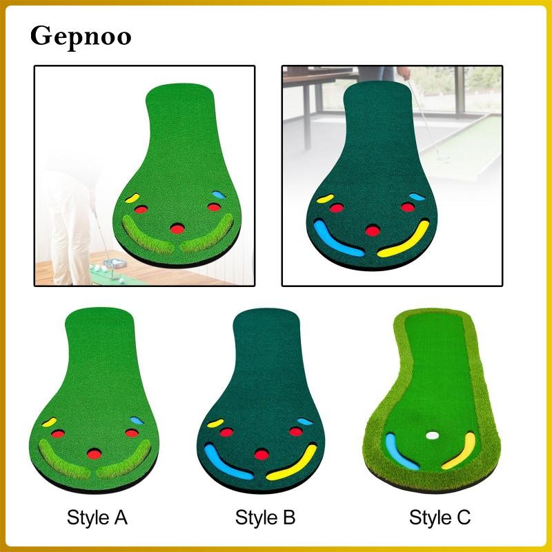 Gepnoo Golf Putting Mat, Practice Mat Golf Putting Practice Device ...
