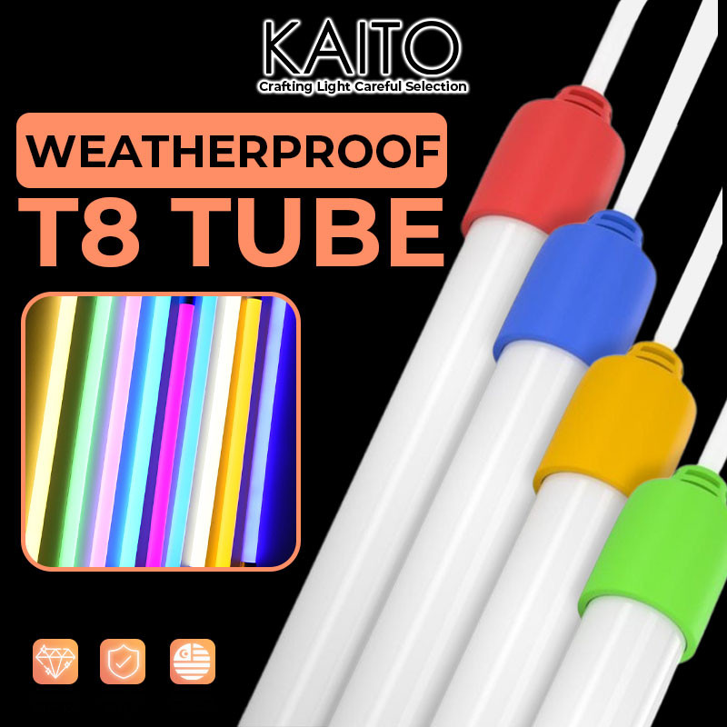 LED T8 18w Tube Colorful Light Lampu LED Panjang Lampu Kalimantang LED ...
