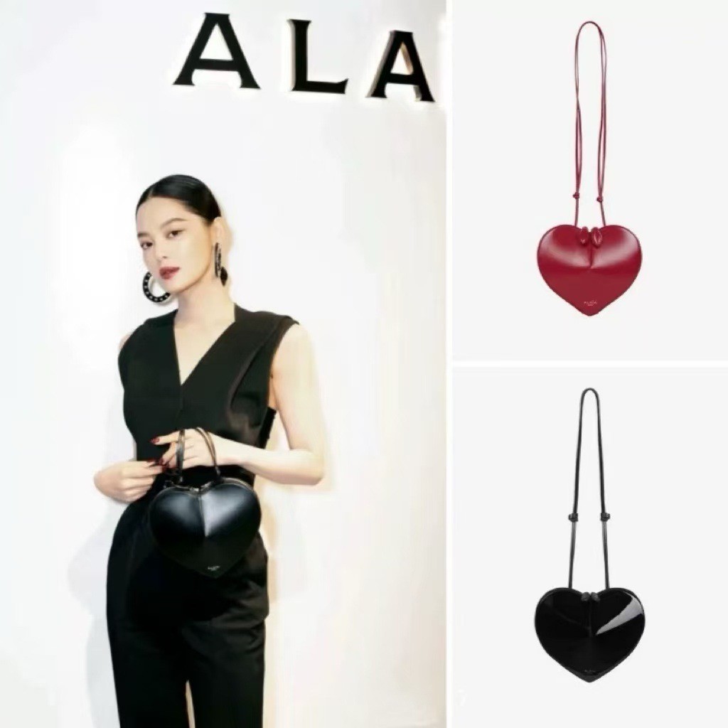 【With Box】ALAIA Three-Dimensional Love Bag, French Niche Crossbody Bag ...