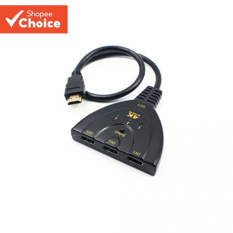 [Shopee Choice] 3 Port HDMI Switch Splitter Cable 4K*2K 2160P Multi ...