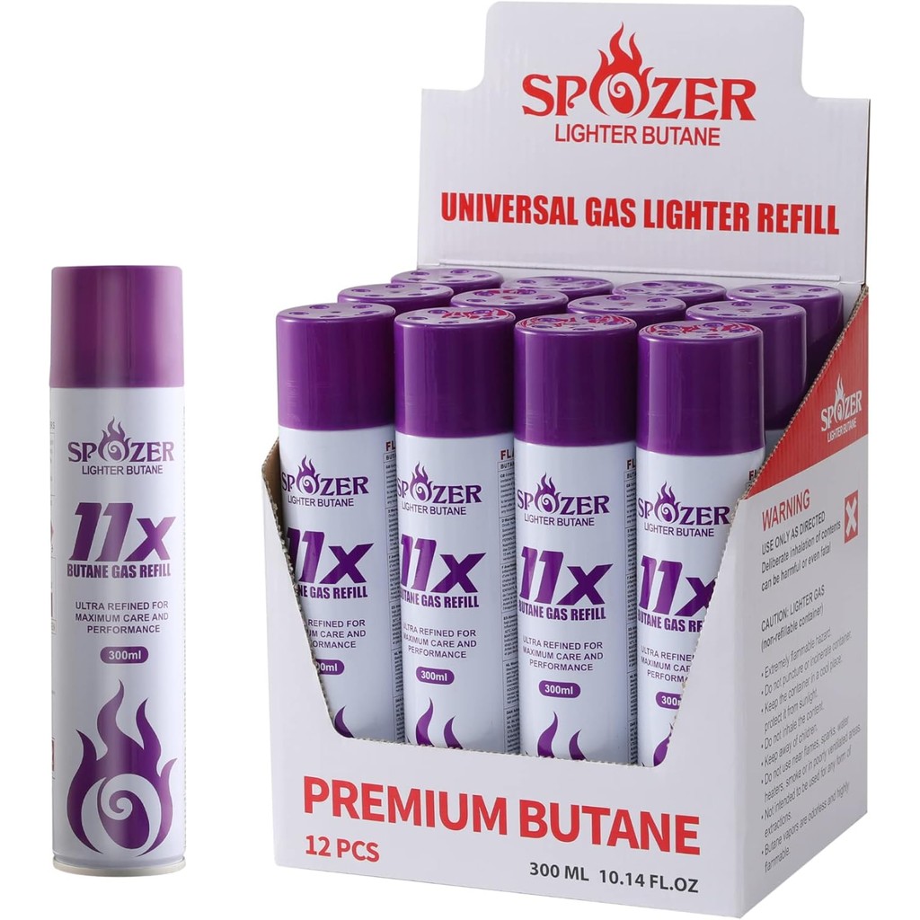11X Premium Butane Fuel, Universal 99.99% Ultra Pure Butane Gas for ...