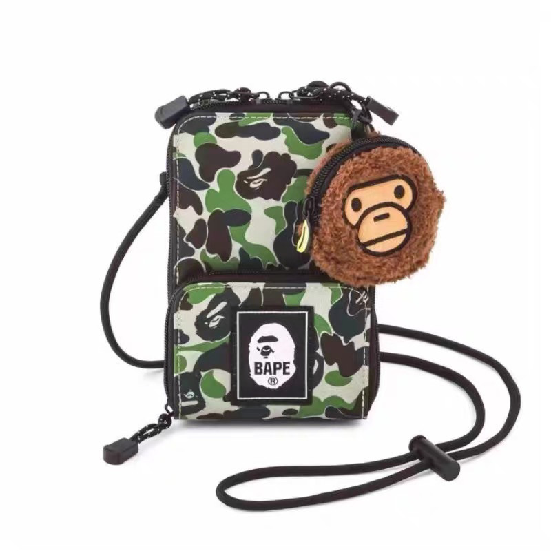 AAPE BAPE A BATHING APE JAPAN Sling Chest Waist Shoulder Porch Pouch ...