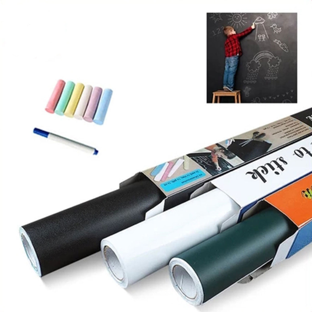 Sticker Blackboard || Sticker Whiteboard || Removable Vinyl Sticker (45 ...