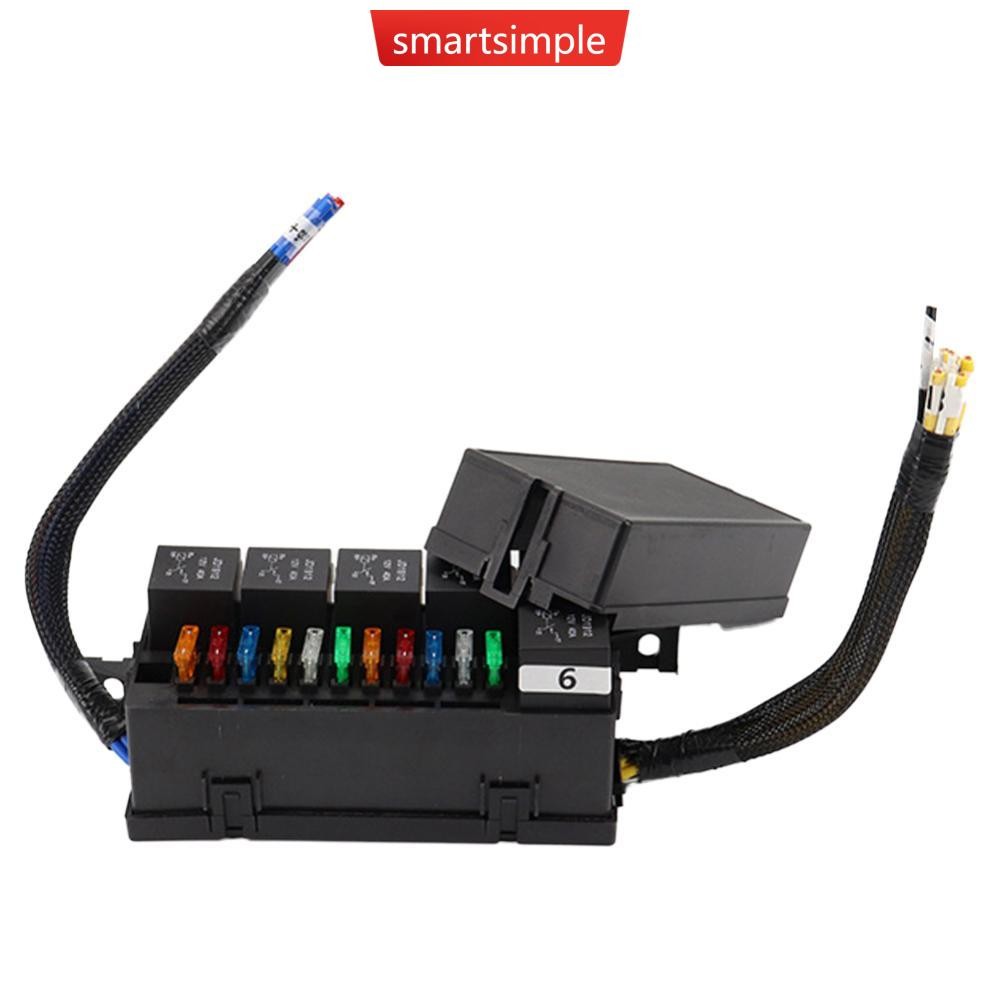SMARTSIMPLE 12V 40A Car Auto Relay Box Dual Pre-Wired Fuse and Relay ...