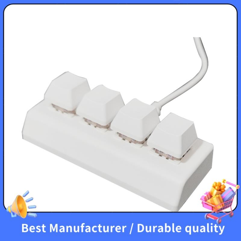 【NEW】4key Mini Mechanical Keyboard One Click Full Selection Copy Paste ...