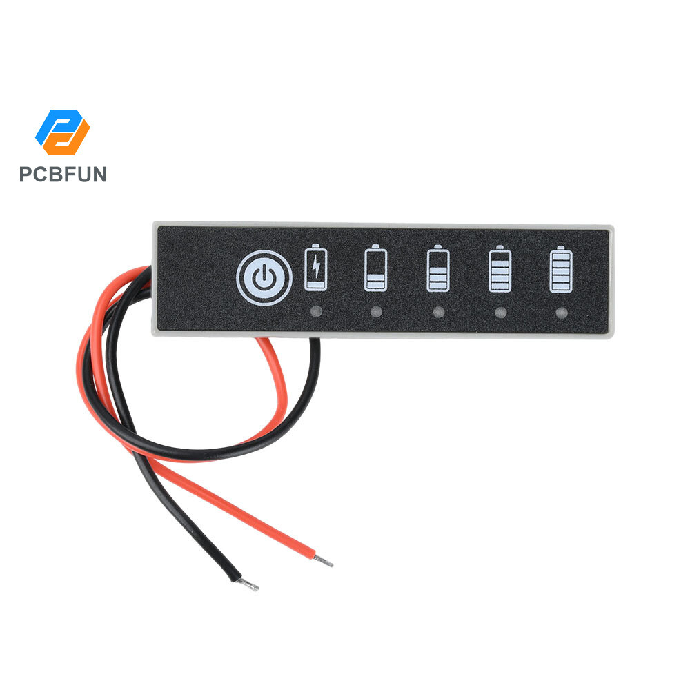 Pcbfun 18650 Li-ion Battery Pack Charge Indicator Battery Charge ...