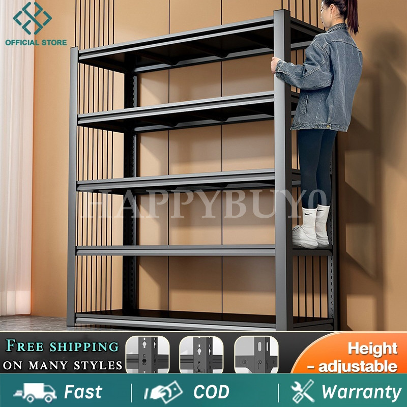 Malaysia Ready Stock】3/6 Tier Metal Boltless Rack Home kitchen Store ...