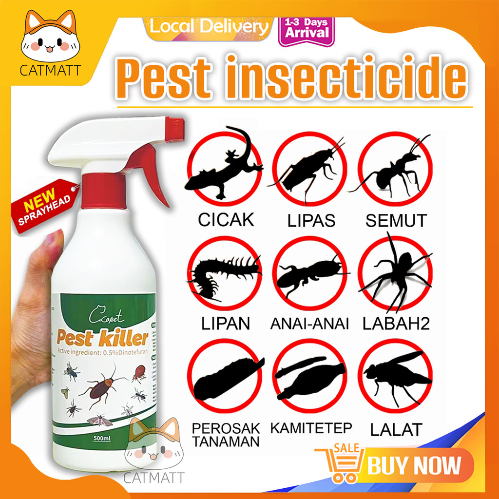 500ml Household Insecticide Spray Killer Pest Control Suitable for ...