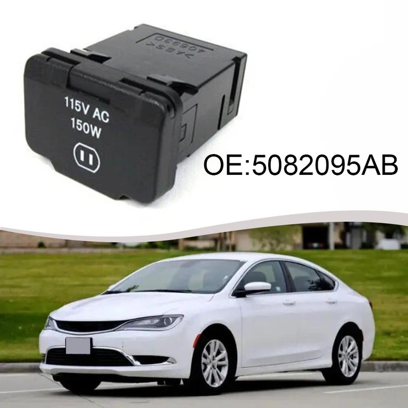 5082095AB Replacement 150W Power Socket Black Color Variant Easy To Use ...