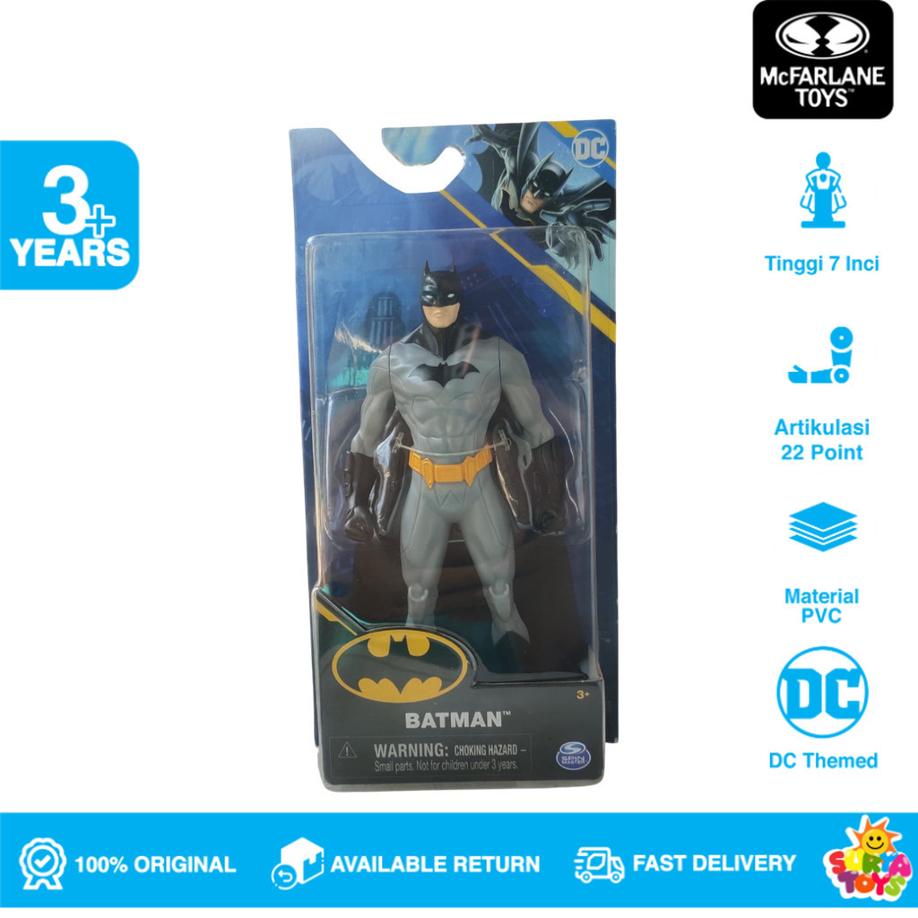 Mcfarlane DC Basic Batman Series Action Figure | Shopee Malaysia