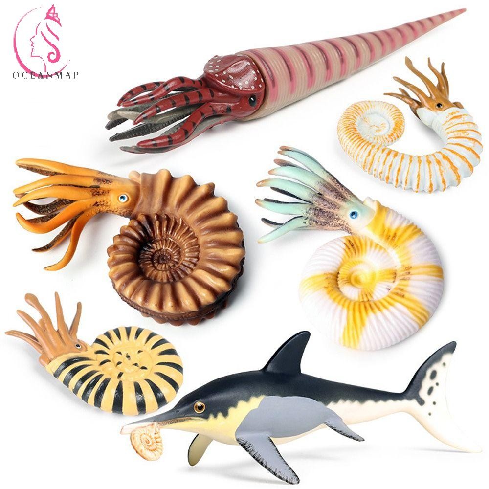 OCEANMAP Ocean Animal Figure, Nautilus Simulation Marine Life Figurines ...