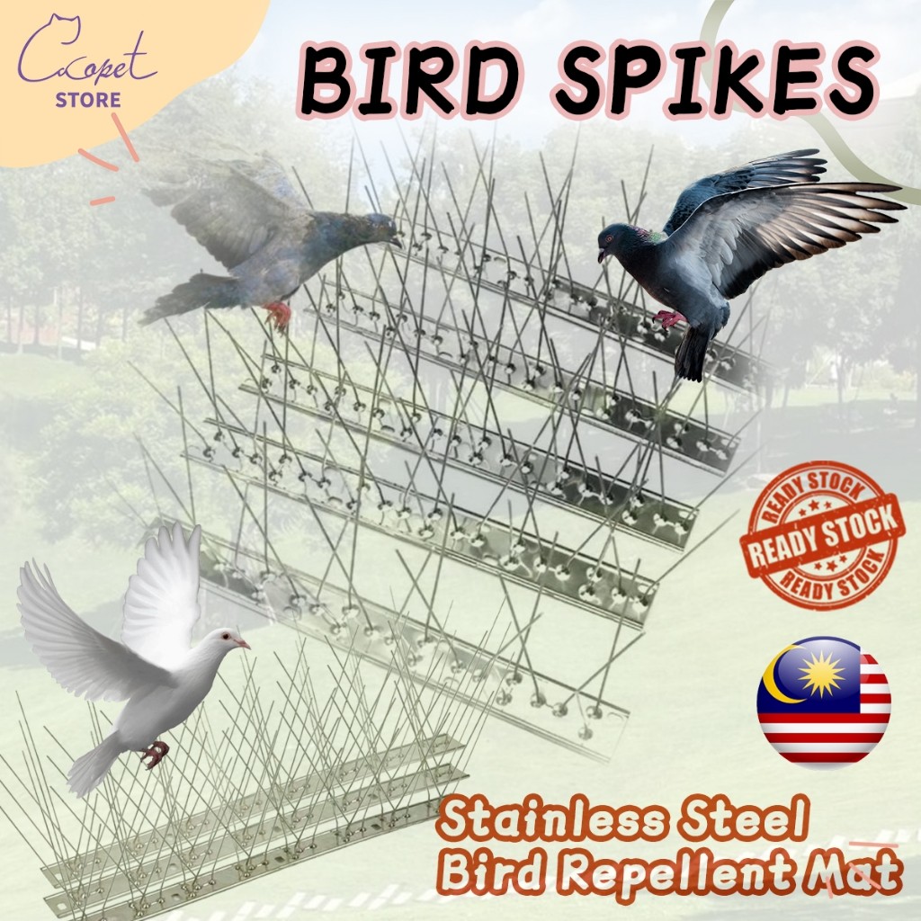 COD Bird Repellent Mat S/Steel Anti Birds Spikes Device Dashboard ...