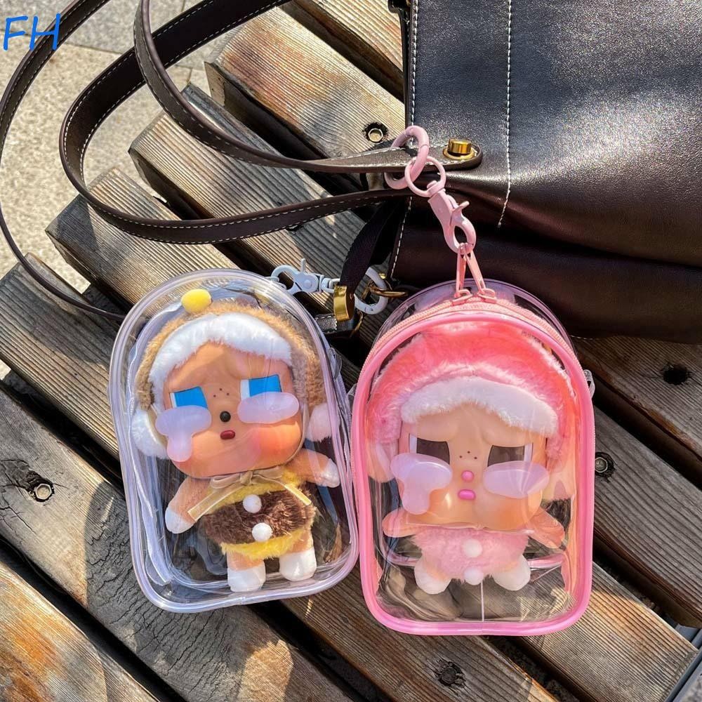 FENGHA Labubu Clear Outdoor Doll Bag, Skullpanda Doll Pop Mart Dolls ...