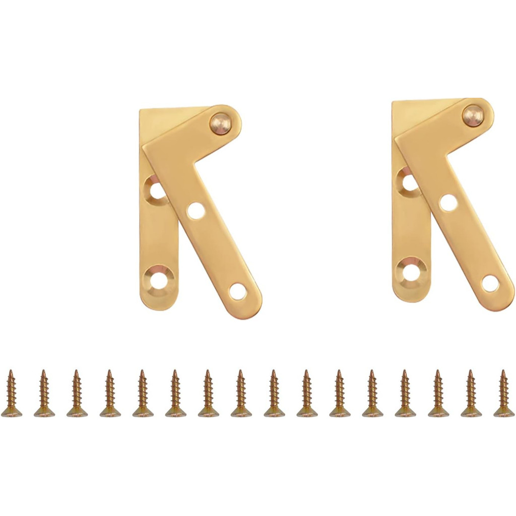 Rotatable Door Hinges, 2Pcs 360 Degree Adjustable Pivot Hinge Stainless ...