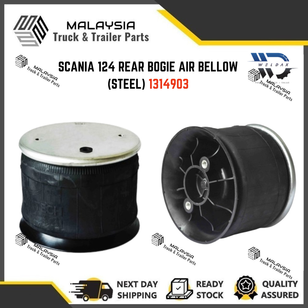 MTTP Scania 124 Rear Bogie Air Bellow 1314903 | Truck Suspension Air ...