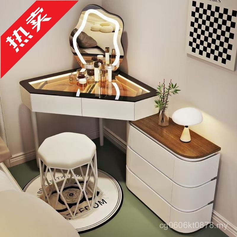 One Bedroom Corner Solid Wood New Style Dressing Table Household 2025 ...