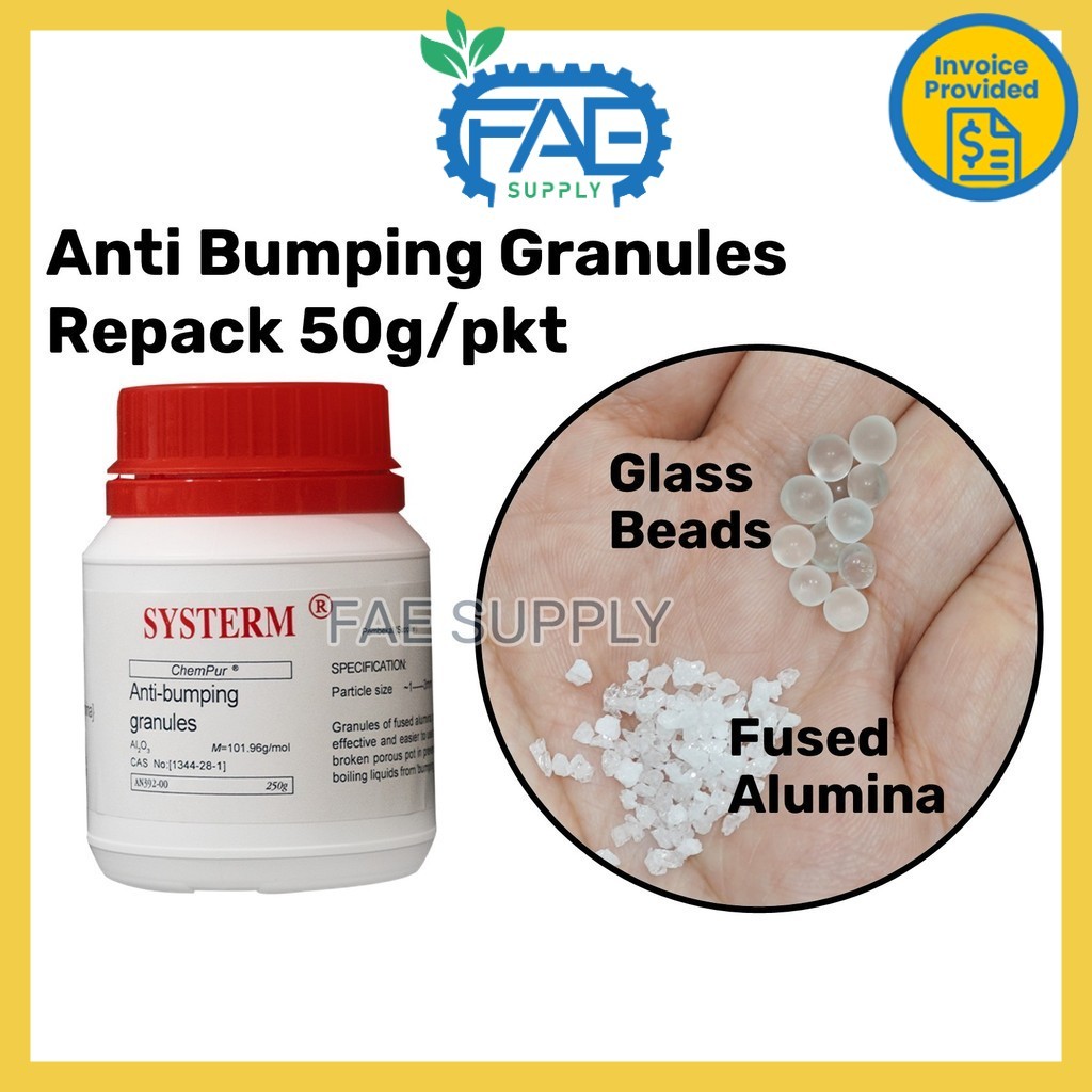 Anti bumping granules 50g Fused Alumina AN392-00 1-3mm Boiling Chips ...