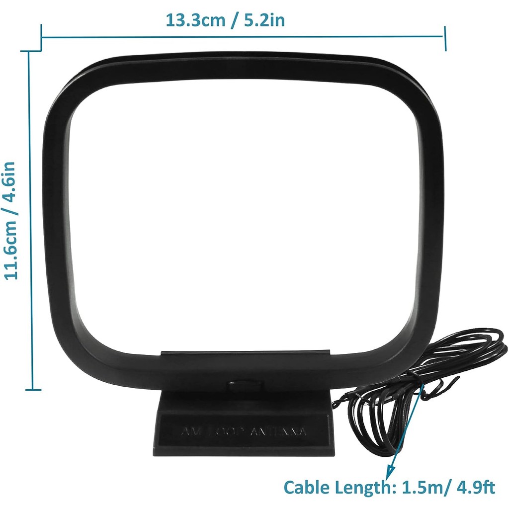 Antena Gelung AM 2 Pin Antena Wayar Kosong untuk Radio Dalaman ...