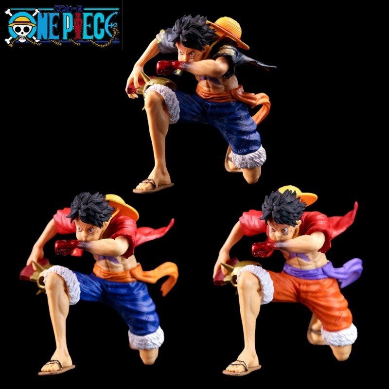 One Piece GK Wano Country Choking Luffy Kneeling Kimono Gear 3 Gear 2 ...