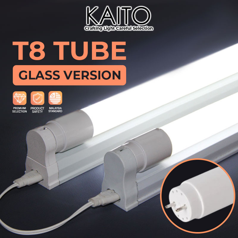 LED T8 18w Glass Tube Colorful Light Lampu LED Panjang Lampu ...