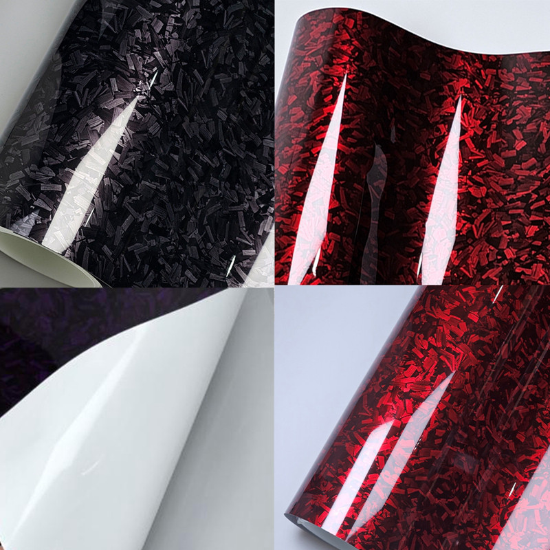 PVC Forged Carbon Fiber Color Change Sticker Waterproof Rearview Mirror ...