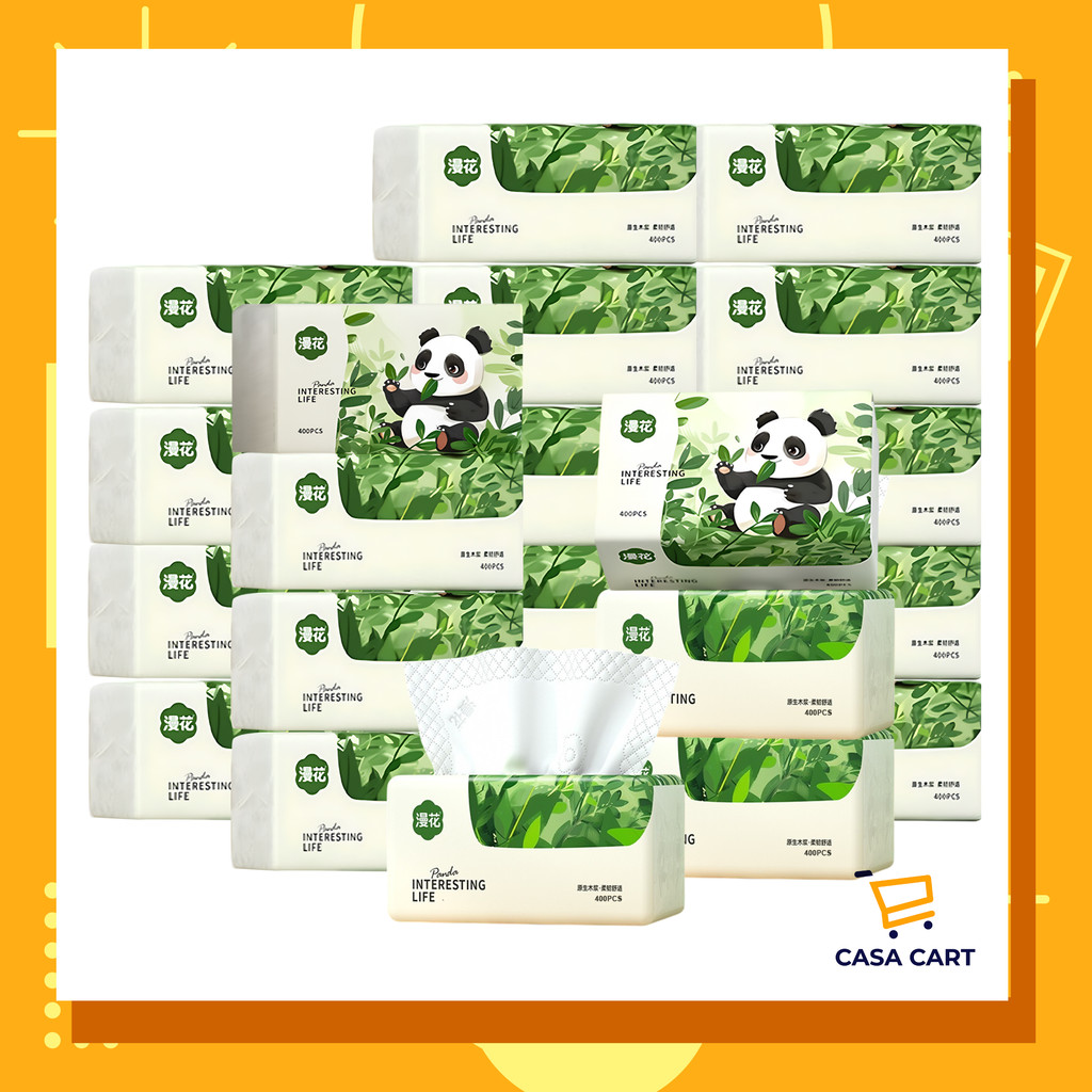 CASA CART 400pcs Pek Tisu MH Rumah Sesuai Untuk Makan Tandas Dan ...